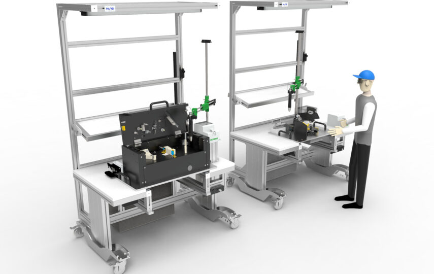 Manual Assembly Workstations - Hoob - Factory Automation & Machine Building Manual Assembly Workstations - Hoob - Factory Automation & Machine Building