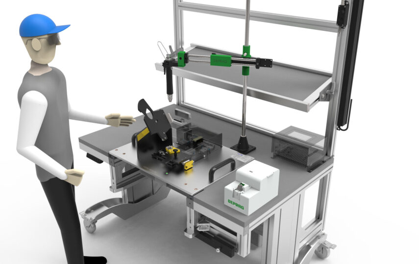 Manual Assembly Workstations - HOOB - Factory Automation & Machine Building